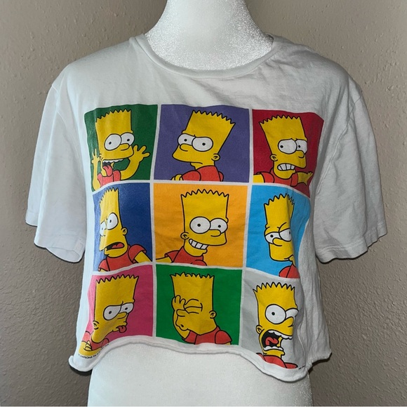 Simpsons | Tops | The Simpsons Bart Crop Top | Poshmark